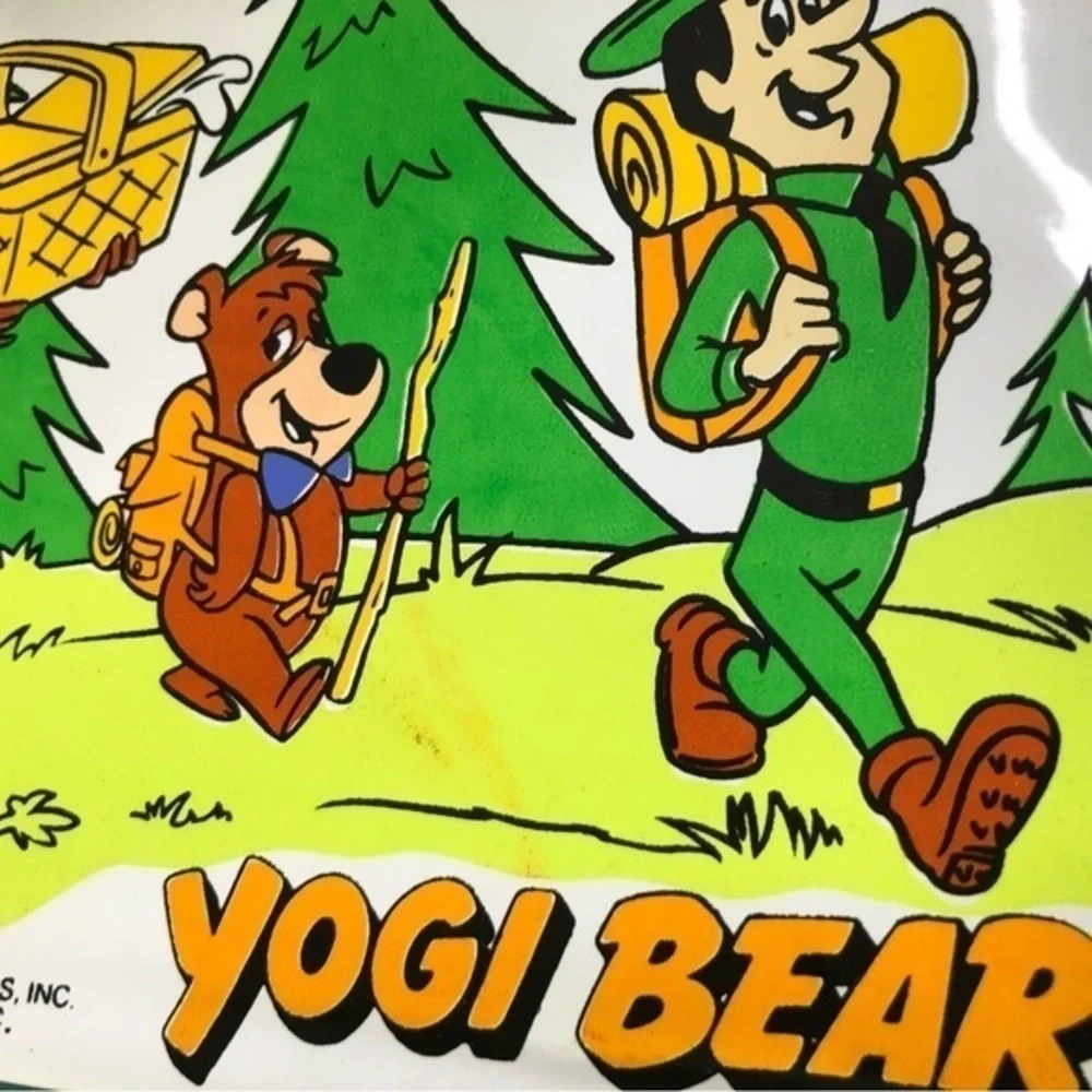 Vintage | Office | Yogi Bear Pencil Case Boo Boo Ranger Smith Graphic ...
